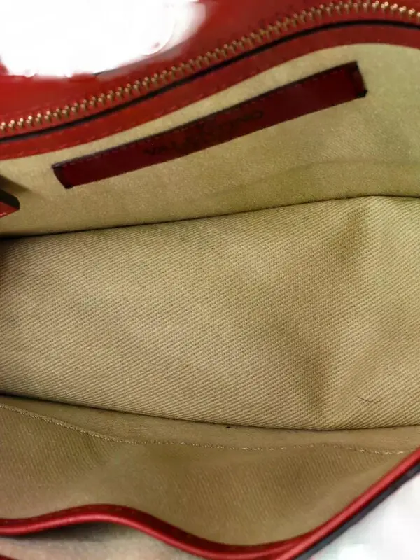 Valentino Garavani Glam Lock Leather Small Shoulder Bag