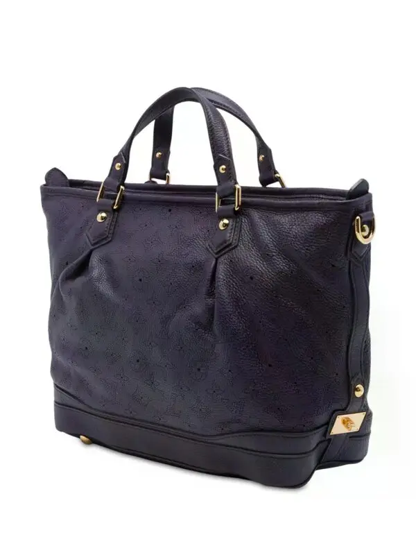 LOUIS VUITTON 1990-2010 Monogram Mahina Stellar Pm Satchel