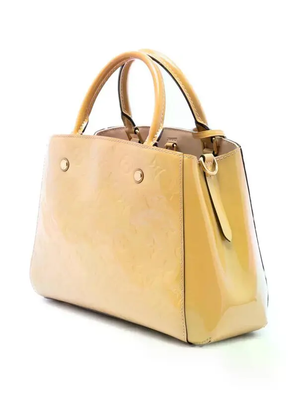LOUIS VUITTON 2015 Monogram Vernis Montaigne Bb Satchel