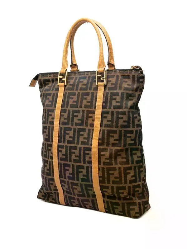 Fendi 20th Century Zucca Canvas Tote Bag