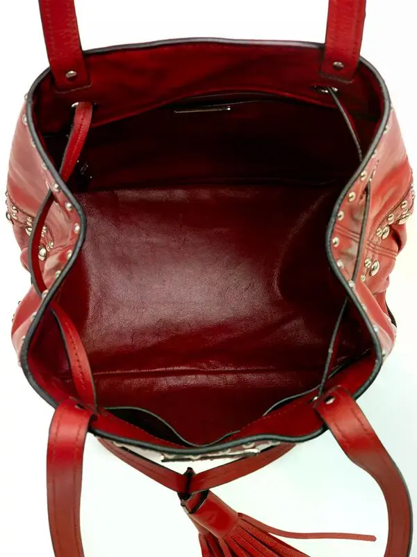 Prada 2013-2026 Large Studded Leather Bucket Bag