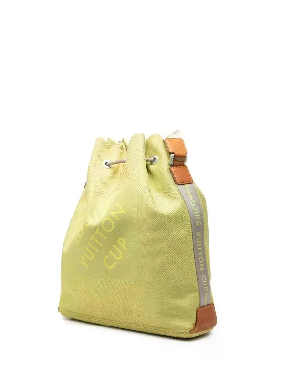 LOUIS VUITTON 2002 Damier Geant Cup Volunteer Bucket Bag - Green