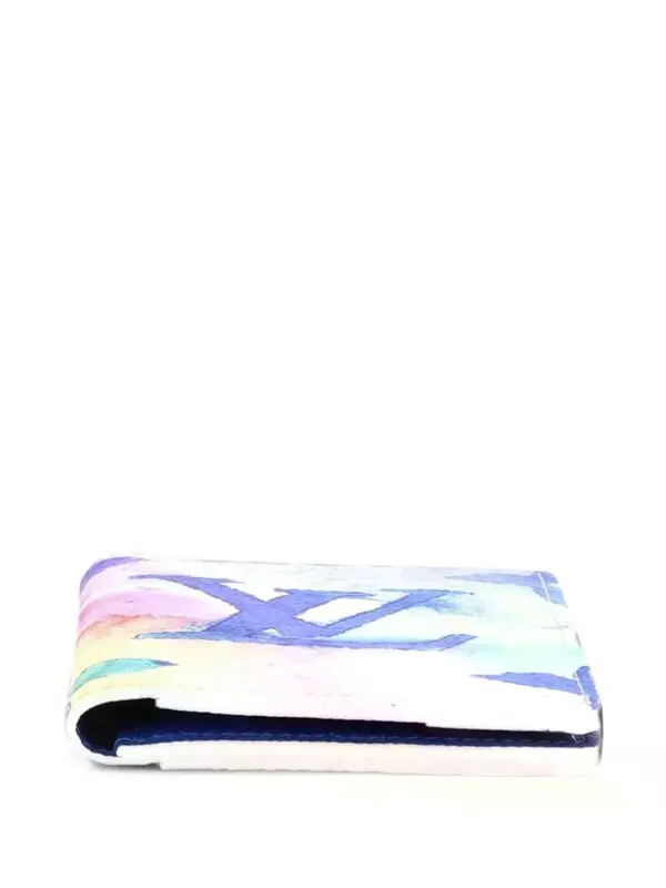 LOUIS VUITTON Pocket Organizer Limited Edition Monogram Watercolor Canvas Small Wallets