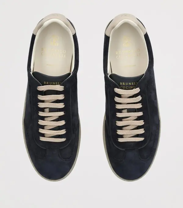 Brunello Cucinelli Suede Low-top Sneakers