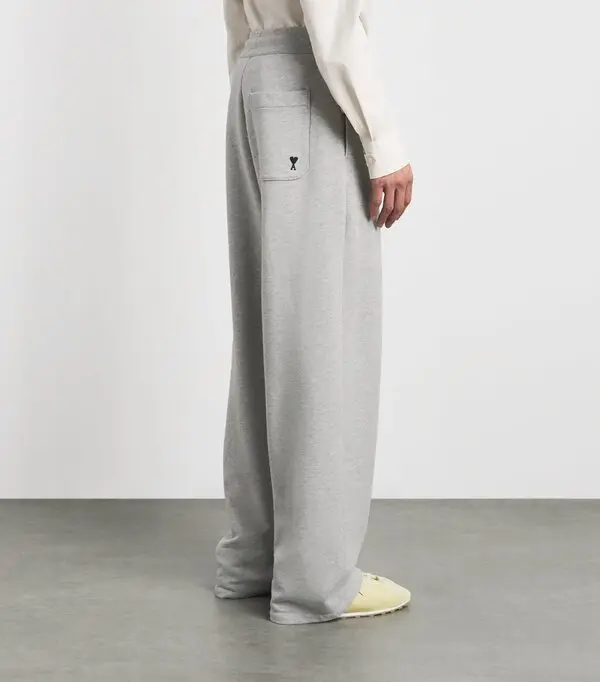 AMI Paris Cotton De Coeur Sweatpants