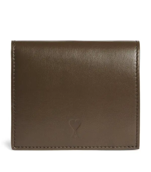 AMI Paris Leather De Coeur Wallet