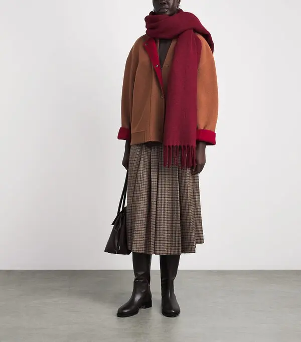 Max Mara Wool-blend Zip-up Coat