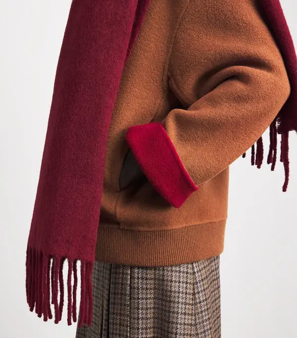 Max Mara Wool-blend Zip-up Coat