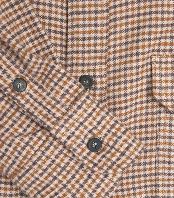 Sease Brushed Cotton Flannel Military Shirt