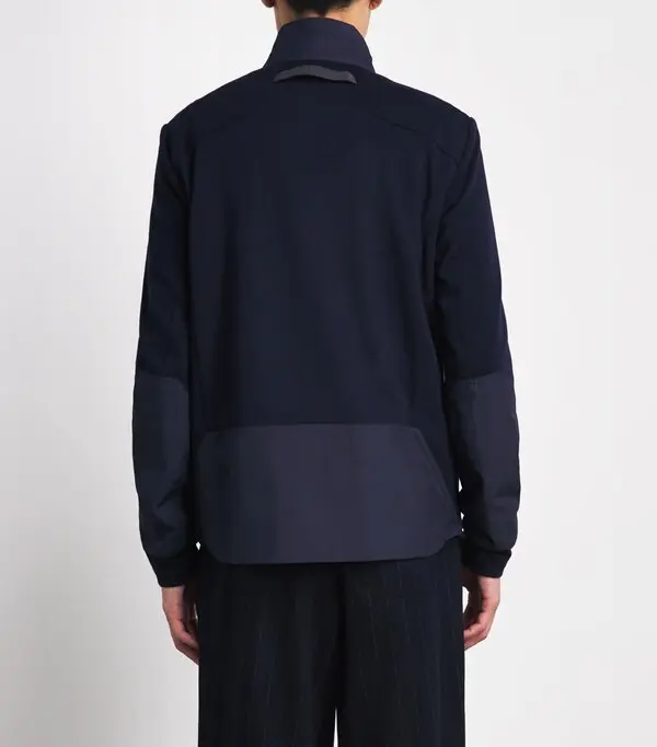 Sease Virgin Wool-blend Explorer Sweatshirt - Blue