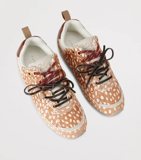 Kurt Geiger Leather Slim Runner Sneakers
