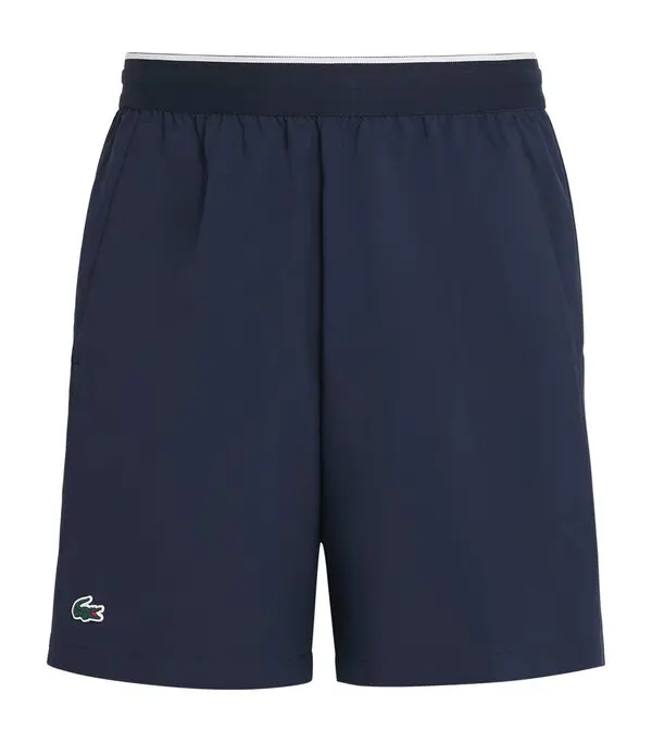 Lacoste Stretch Taffeta Ultra Dry Tennis Shorts - Navy