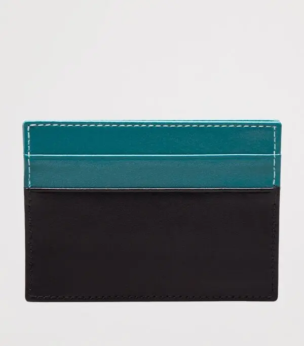 ETTINGER Leather Sterling Flat Card Holder