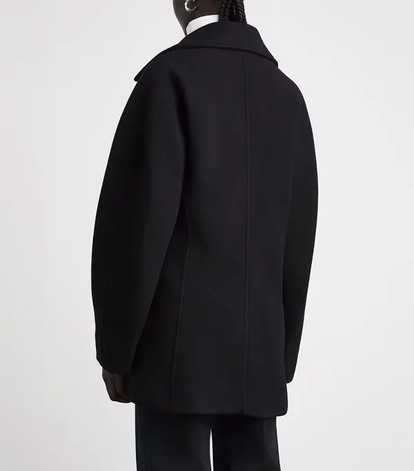 TOTEME Recycled Wool-blend Peacoat