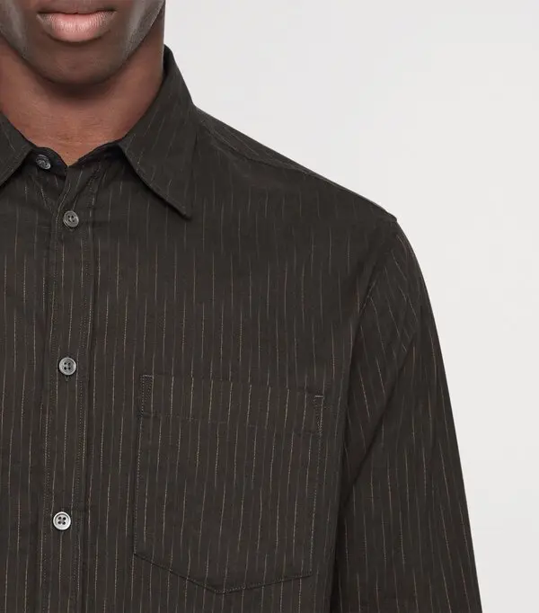 ALLSAINTS Organic Cotton Stripe Judd Shirt