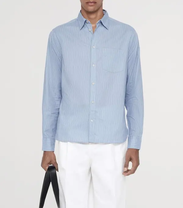 ALLSAINTS Organic Cotton Stripe Judd Shirt