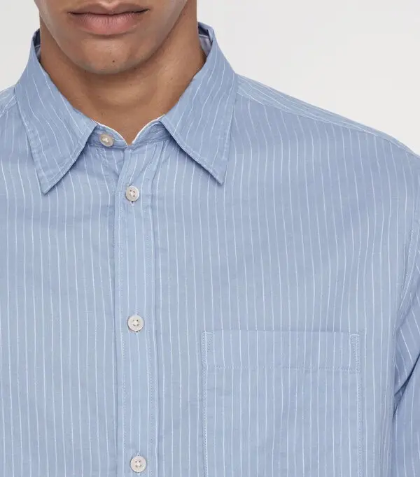 ALLSAINTS Organic Cotton Stripe Judd Shirt