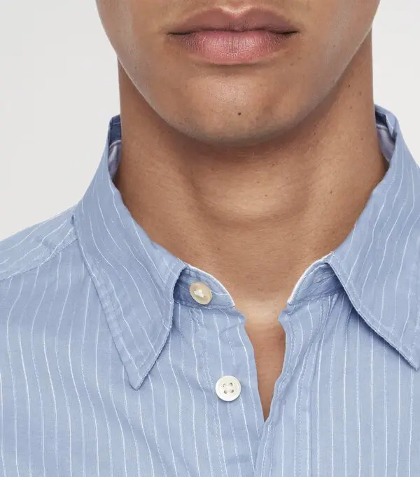 ALLSAINTS Organic Cotton Stripe Judd Shirt