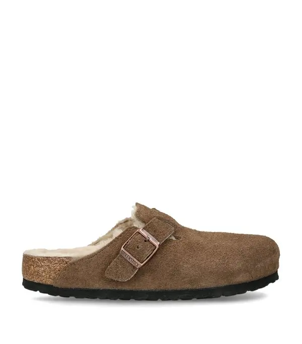 BIRKENSTOCK Shearling Boston Clogs