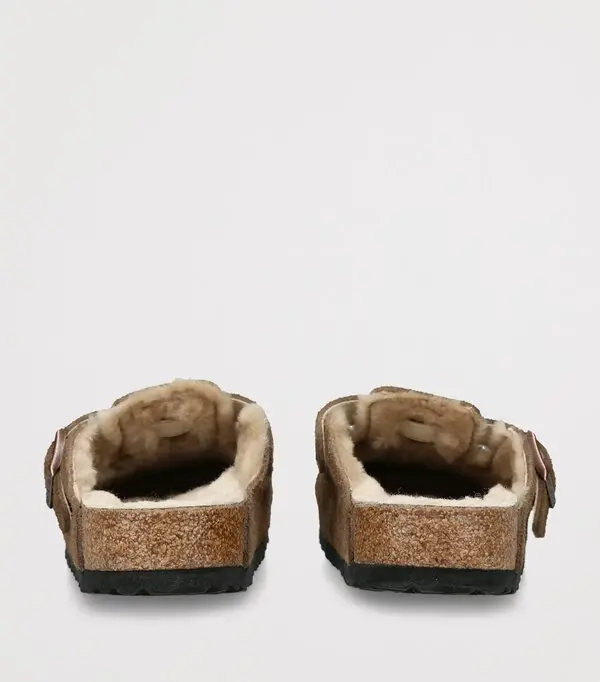 BIRKENSTOCK Shearling Boston Clogs