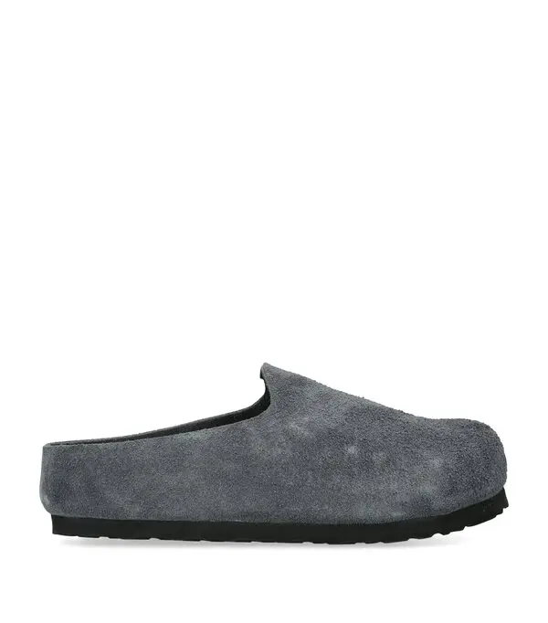 BIRKENSTOCK Suede Amsterdam Wrapped Clogs