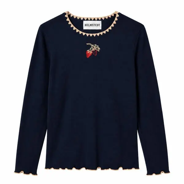 HELMSTEDT Andrea Longsleeve T-shirt Midnight Blue - Red