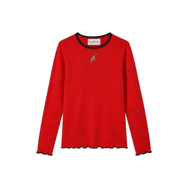 HELMSTEDT Andrea Longsleeve T-shirt Cranberry - Red