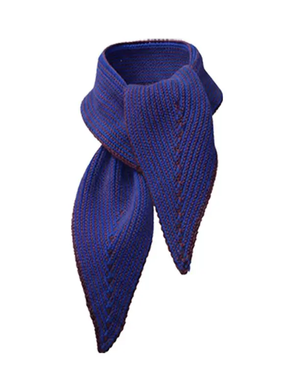 NOOKI DESIGN Madria Rib Knit Scarf Mix - Blue