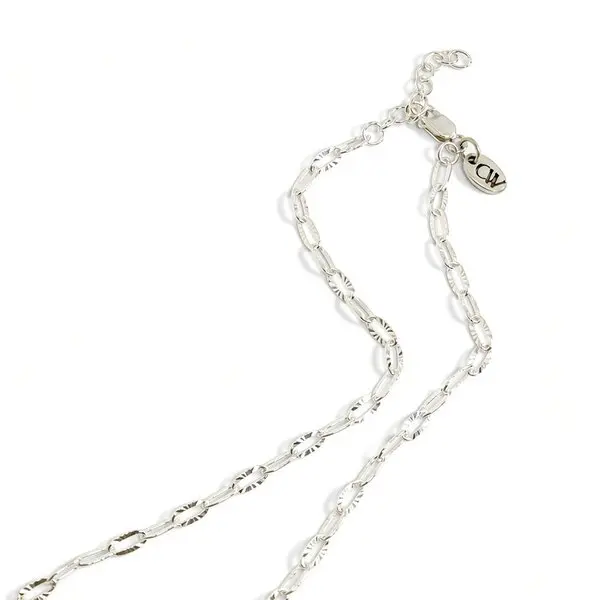 CHARLOTTE'S WEB JEWELLERY Diamond Cut Paperclip Chain