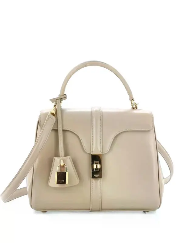 Celine 16 Top Handle Bag Smooth Calfskin Small Satchel