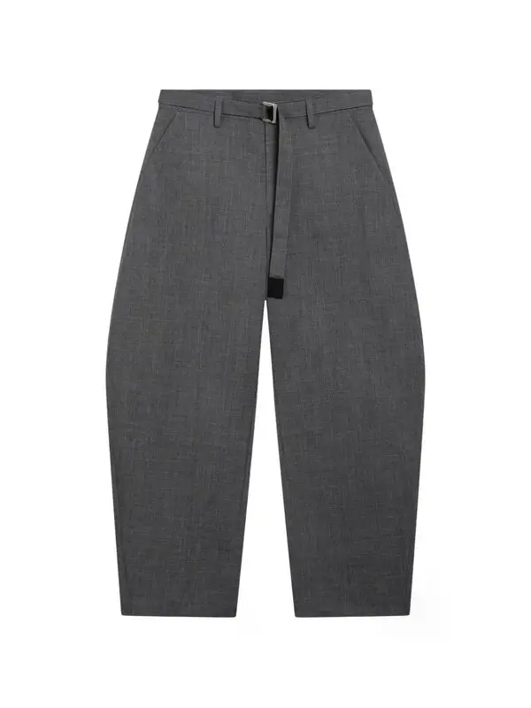 Sacai Belted Wide-leg Trousers