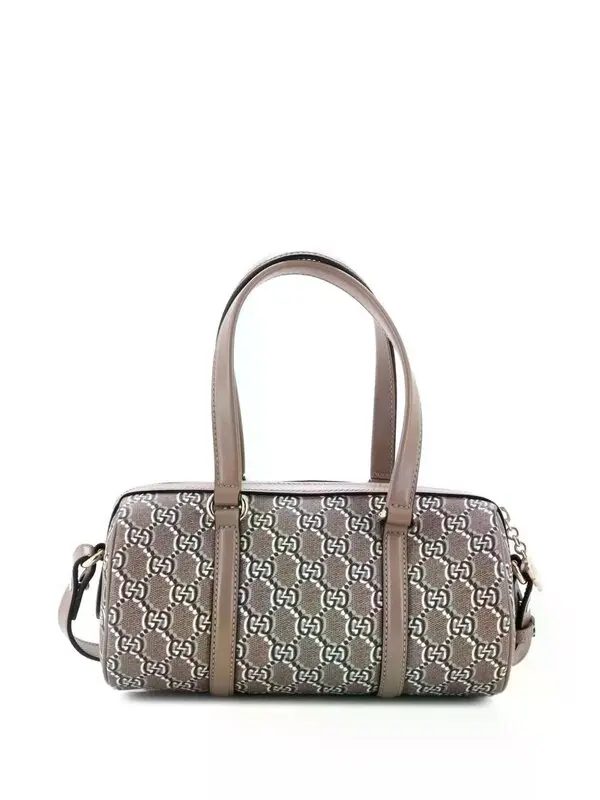 Gucci Convertible Duffle Bag Gg Shadow Coated Canvas Small Shoulder Bag