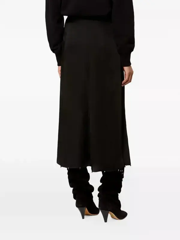 MARANT ETOILE Vanille Draped Midi Skirt