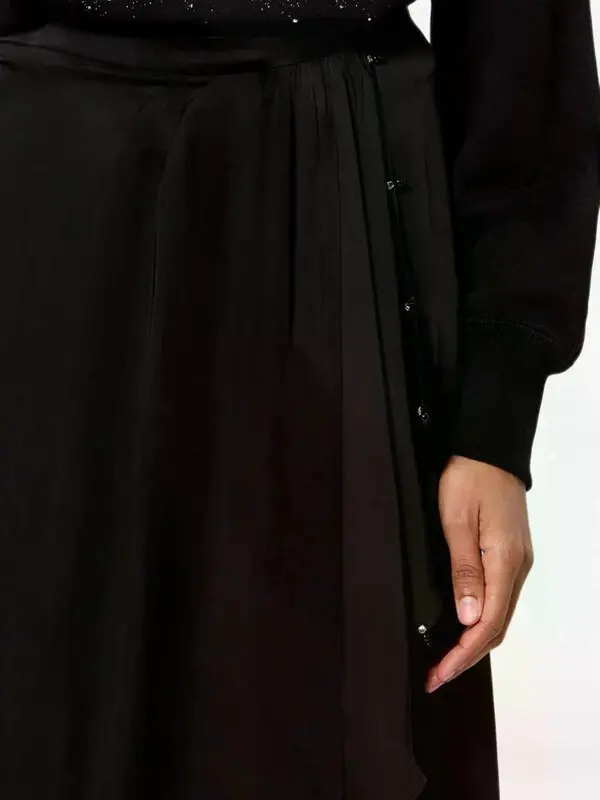 MARANT ETOILE Vanille Draped Midi Skirt