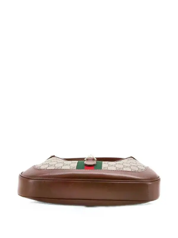 Gucci Jackie 1961 Gg Coated Canvas Small Hobo Bag