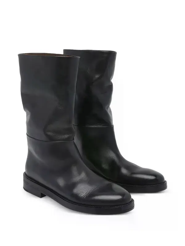 Marsèll Tubetto Leather Boots - Black