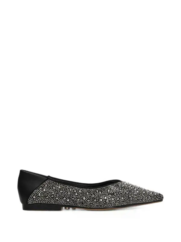 TWENTY FOURHAITCH Celyne Rhinestone-embellished Flat Pumps