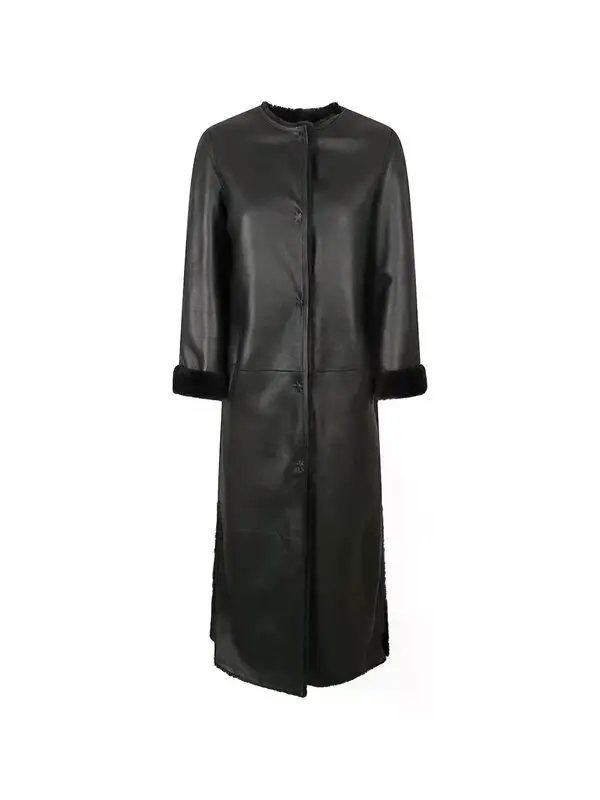 YVES SALOMON Reversible Leather Coat