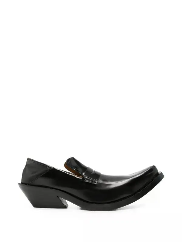 EGONLAB Spike Leather Loafers