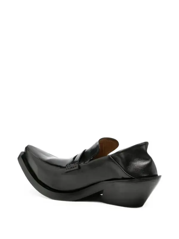 EGONLAB Spike Leather Loafers