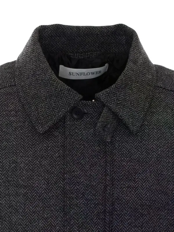 SUNFLOWER Harington Herringbone Wool Jacket