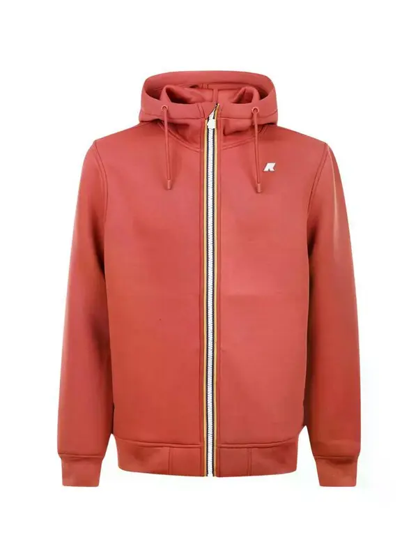K-WAY Rainer Spacer Logo-patch Zip-up Hoodie