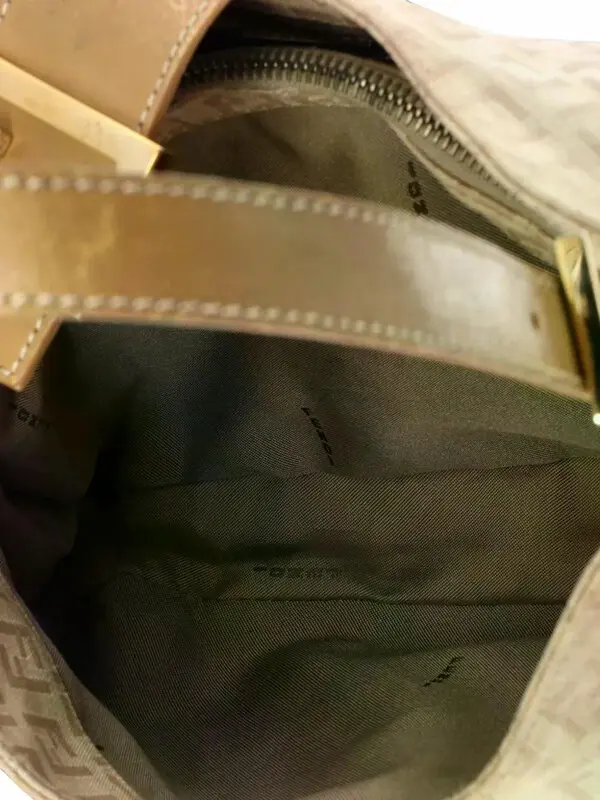Fendi Zucchino Canvas Medium Shoulder Bag