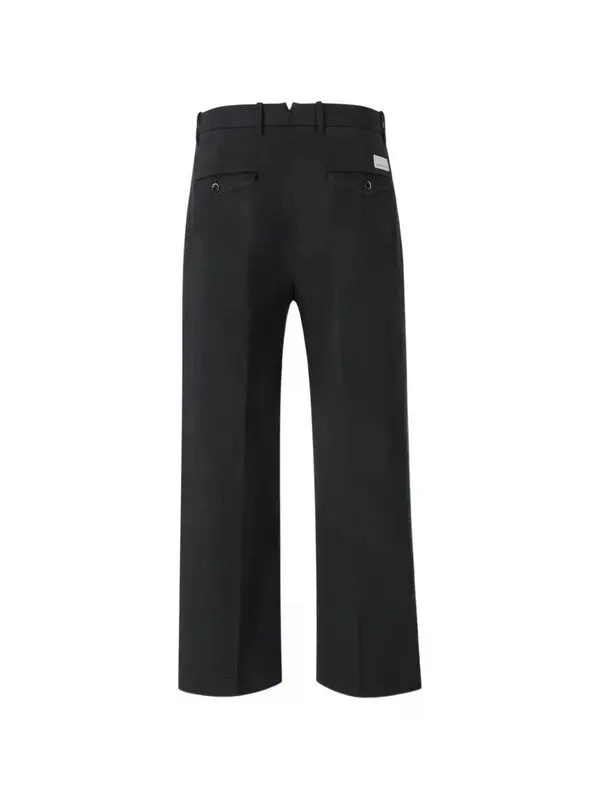 NINE:INTHE:MORNING Logo-patch Straight-leg Trousers