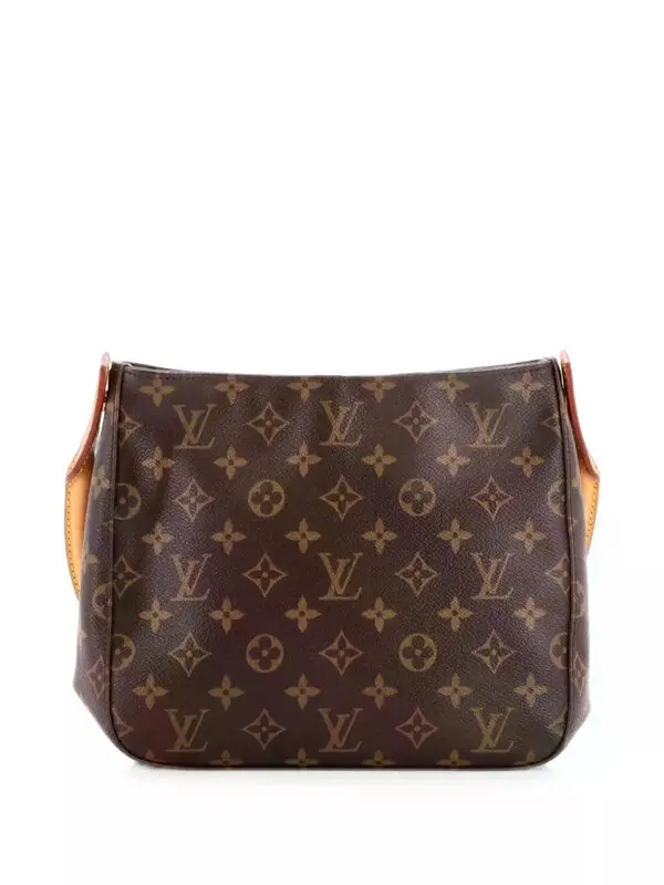 LOUIS VUITTON Looping Handbag Monogram Canvas Mm Satchel