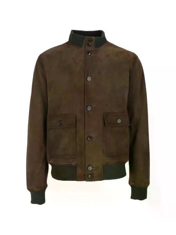 STEWART New Orleans Suede Bomber Jacket