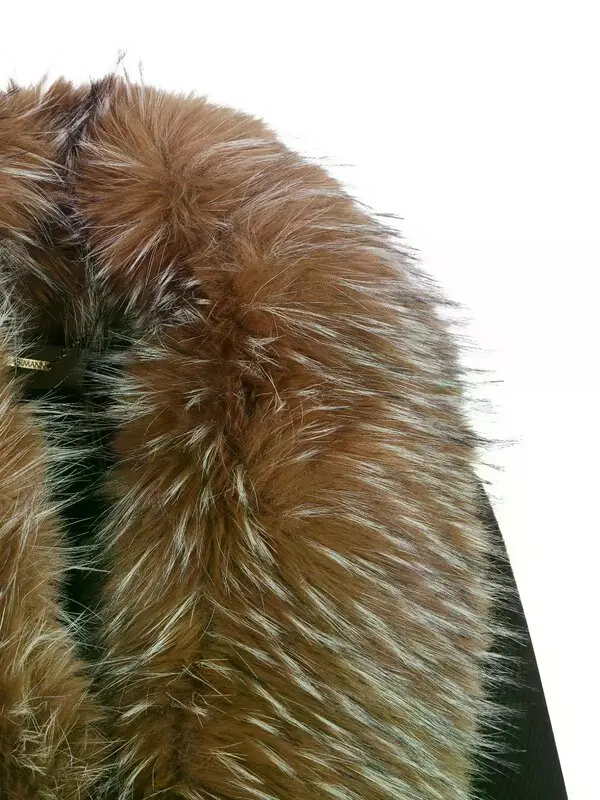 Zimmermann Valiant Fur-trim Belted Coat