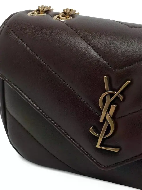 Saint Laurent Mini Loulou Quilted Leather Crossbody Bag
