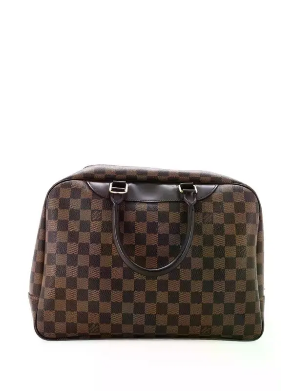 LOUIS VUITTON Deauville Damier Handbag - Brown