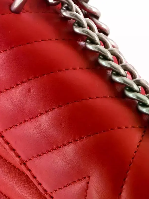 LOUIS VUITTON New Wave Chain Bag Quilted Leather Pm Shoulder Bag